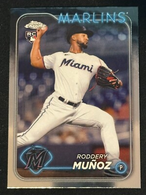 2024 Topps Chrome Update Rookie RC Roddery Munoz #USC164 Marlins | eBay