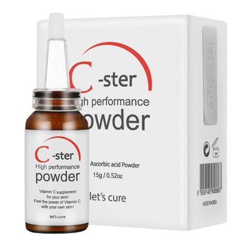 Let's Cure C-Ster High Performance 100% Vitamin C Powder, 15g 0.52oz ...