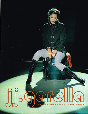 PUBLICITE ADVERTISING 114 1994 JJ. GARELLA pret à porter mode haute ...