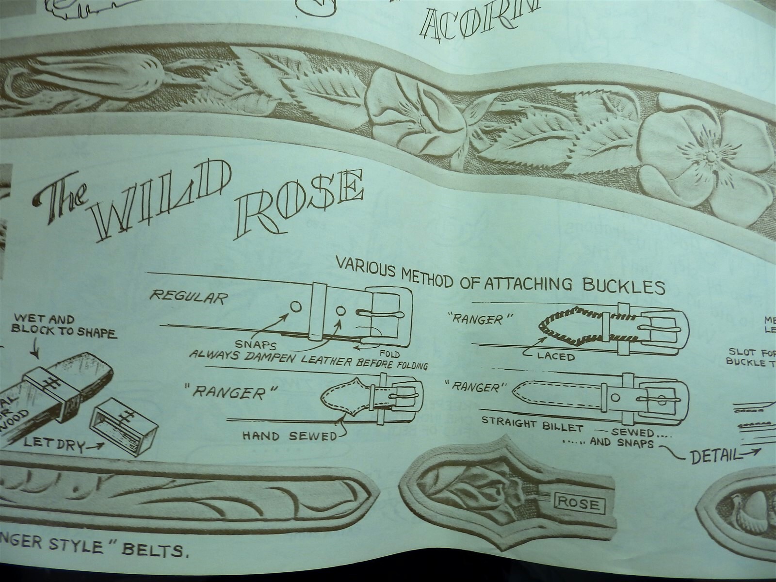 How to Carve Leather. Al Stohlman. Figure Carving Dye Chart Method ...