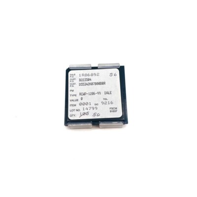 Pack of Vishay Dale D55342K07B00D0R Chip Resistors 0 Ohms 1R86892 ...