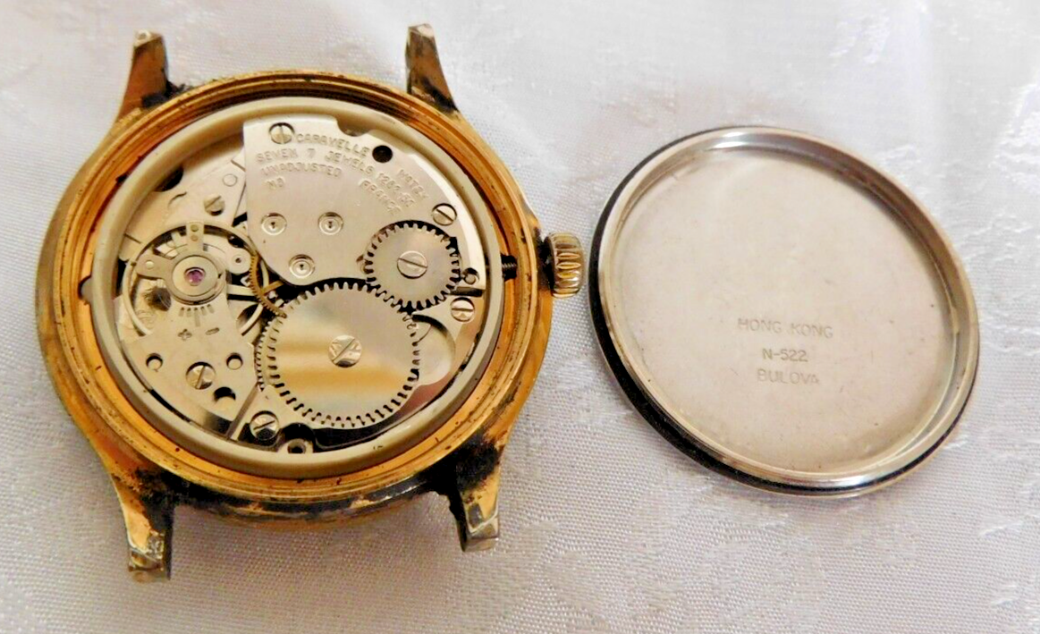 CARAVELLE 1282.50 7 JEWELS WATCH DATE. RUNNING. NEEDS C.O.A | eBay