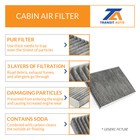 Air Cabin Filters (2 Total) Kit For Toyota Camry Sienna Lexus RX350 ...