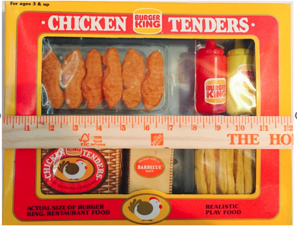 Chicken Tenders Play Set - Burger King Restaurant - Realistic Play Food ...