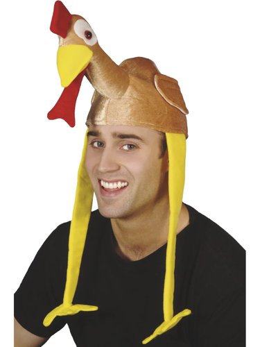 Xmas Turkey Hat Dinner Party Christmas Fun Chefs Cooking Hat One Size ...