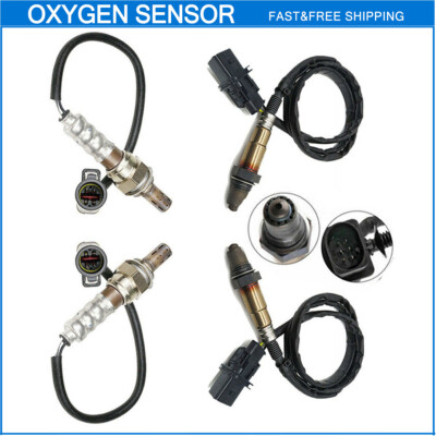 4PCS Oxygen O2 Sensor Up+Downstream For 2009 Ford Flex 3.5L 2010 Ford ...