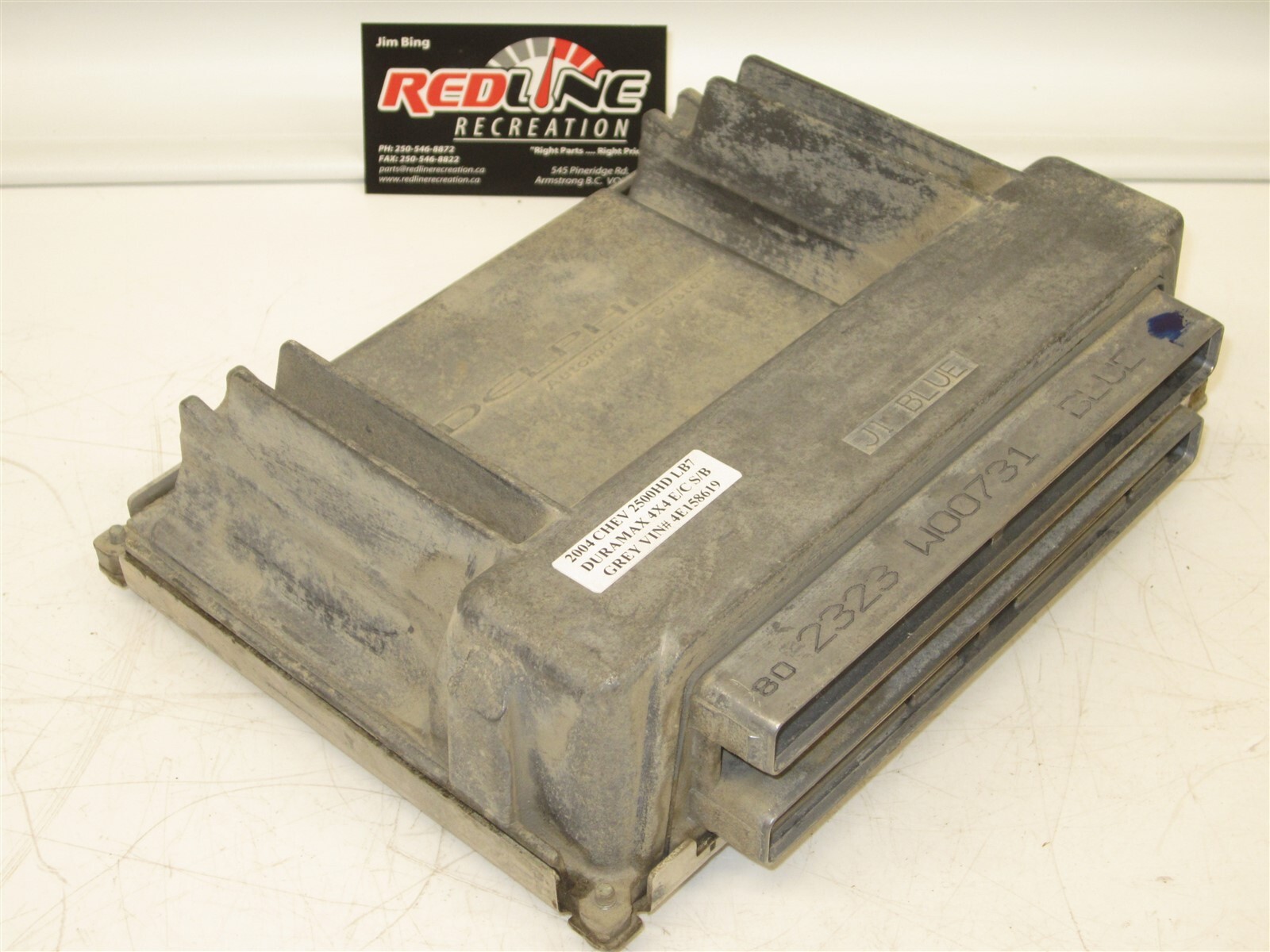 2002 Chevrolet GMC 2500 HD DURAMAX 6.6 LB7 ENGINE COMPUTER ECU ECM ...