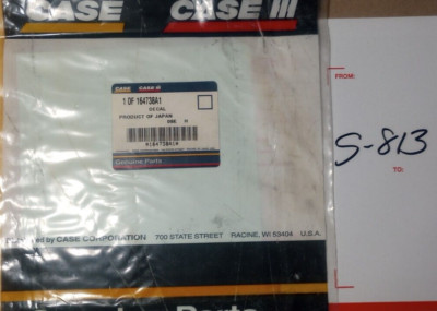 Case New Holland NOS OEM CNH Decal 164738A1 S-813 | eBay