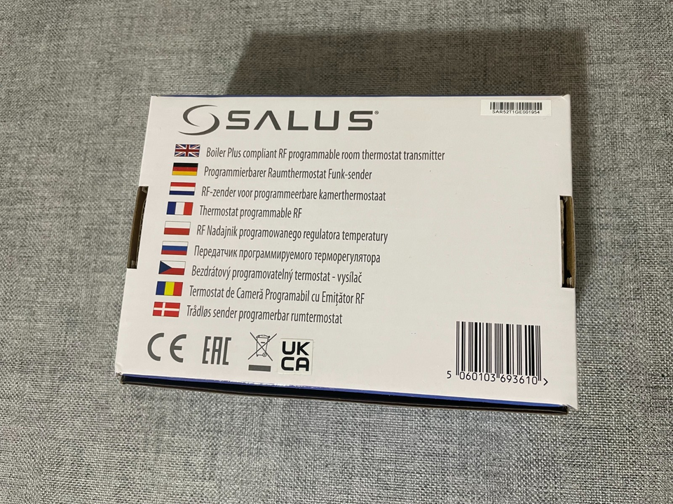 Salus RT510TX+ Programmable Room Thermostat RF Boiler Plus - NO ...