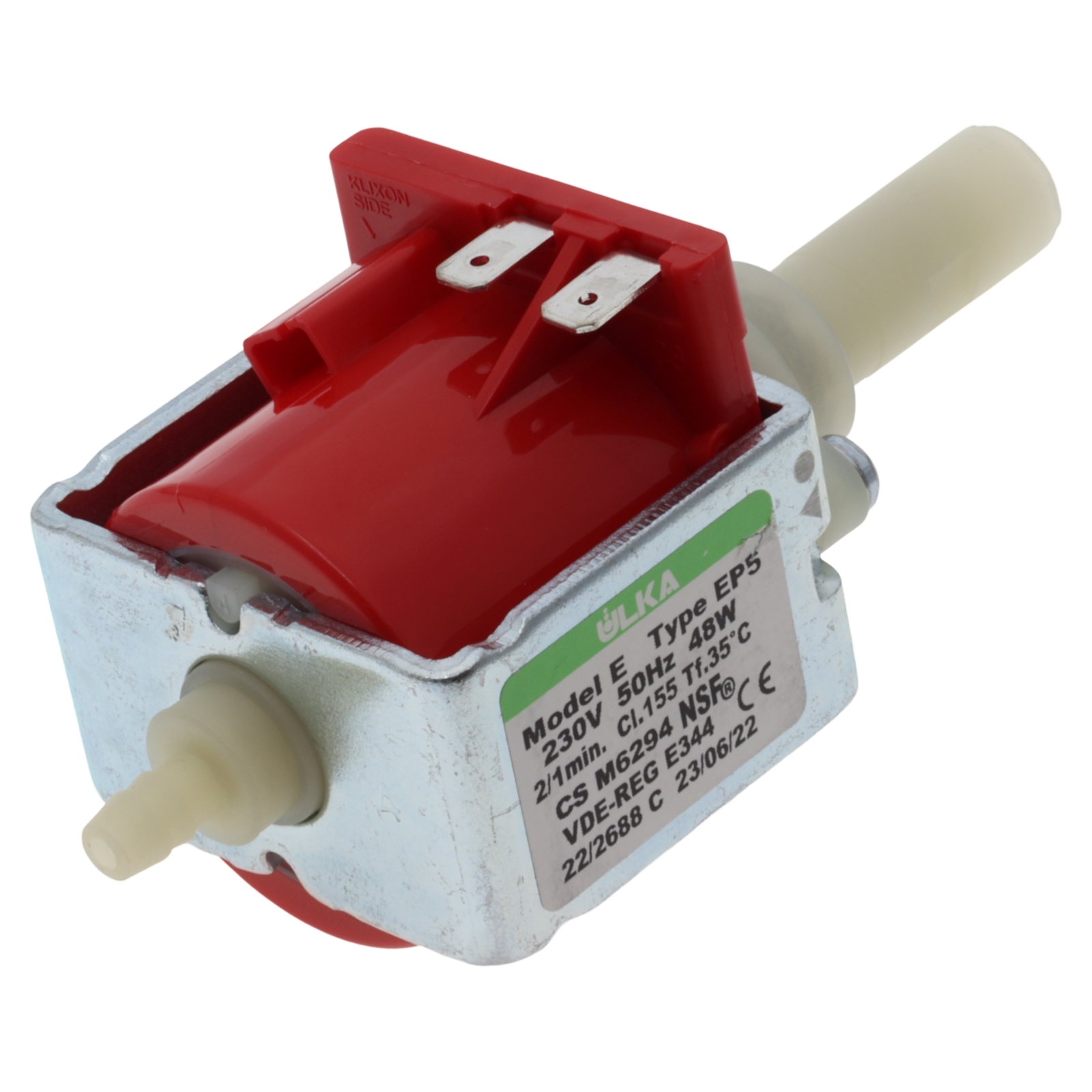 Delonghi water pump EP5 230V 48W coffee machine Dedica Maestro EC900 ...