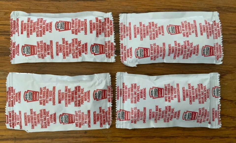 Heinz Ketchup Packets Utah/Connecticut 5/50 & 45/50 Collectibles Lot of ...