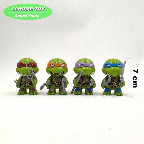 Anime Superhero Turtles 4pcs set cute PVC action Figure Toy Gift ...