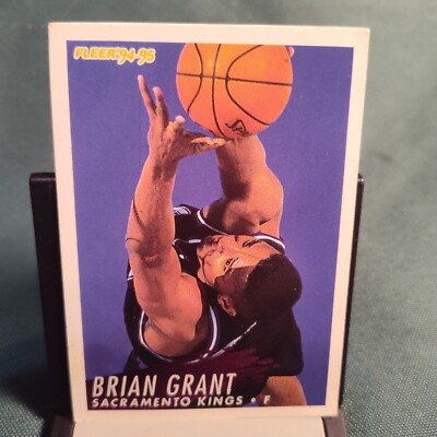 1994-95 Fleer #363 Brian Grant Rookie Sacramento Kings Basketball Card ...
