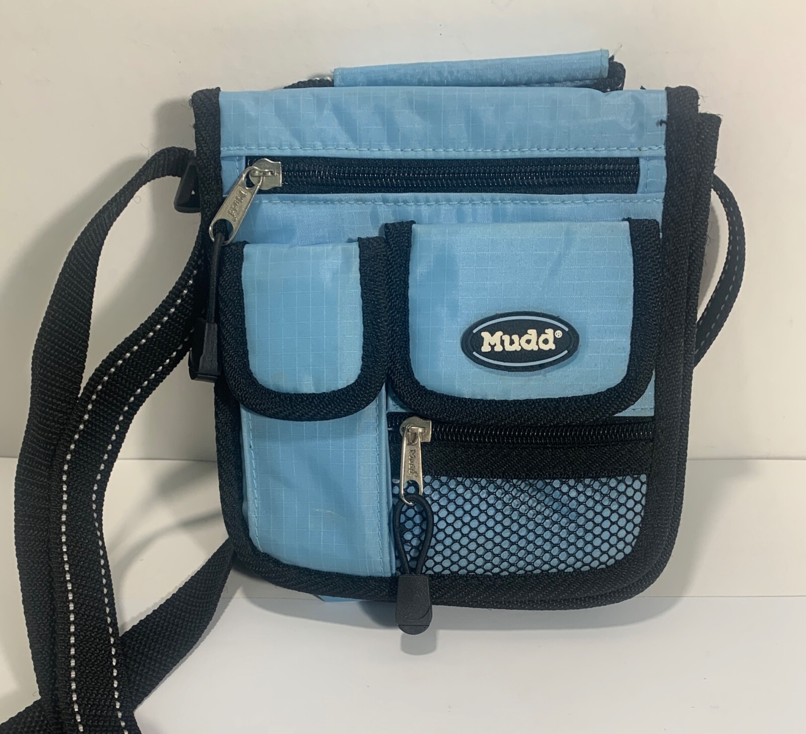 Vintage MUDD Ultimate Logo Crossbody Messenger Bag 90… - Gem