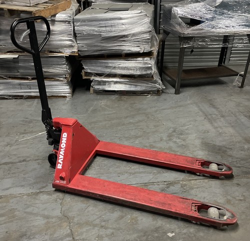 RJ50N Raymond 5500 lb Capacity Pallet Jack w/ 48” L Forks x 27” W Frame ...
