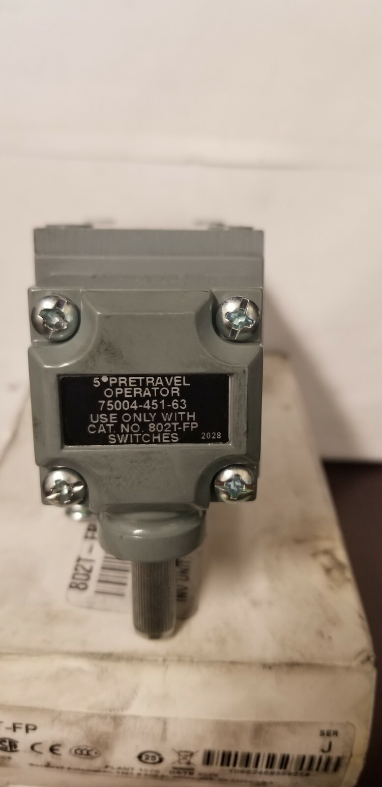 ALLEN BRADLEY LIMIT SWITCH 802T-FP AND 802T-ATP | eBay