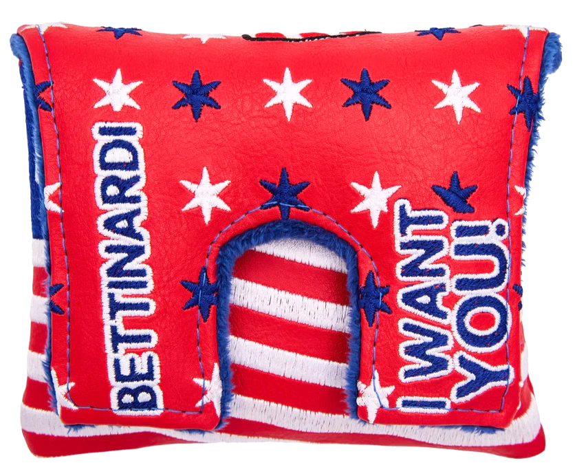 🔥BETTINARDI Uncle Sam Bomb Americana Center Shafted Mallet Cover ...