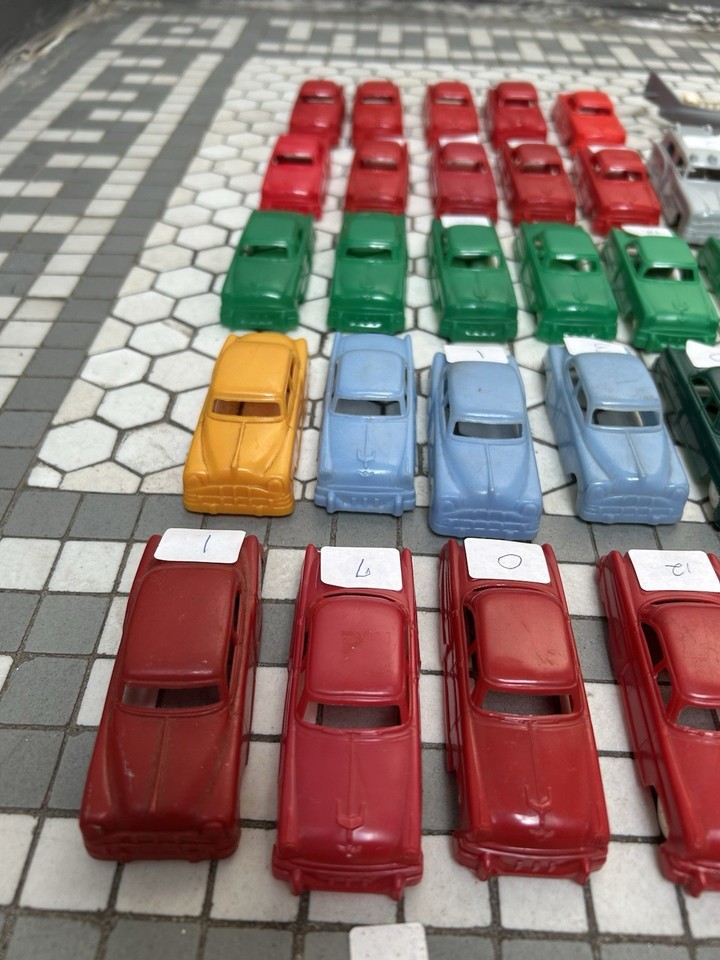 Bachman Plasticville Vintage Postwar 1950 O Scale Automobile Cars Lot ...