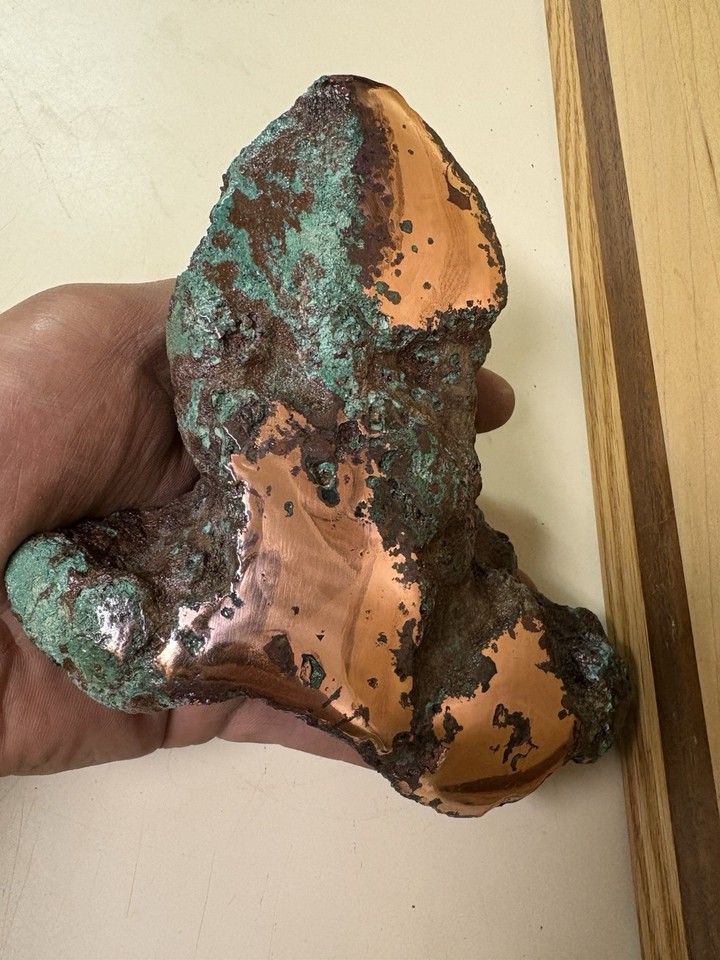 5 LB Polished Michigan Native Glacial FLOAT COPPER Specimen Keweenaw ...