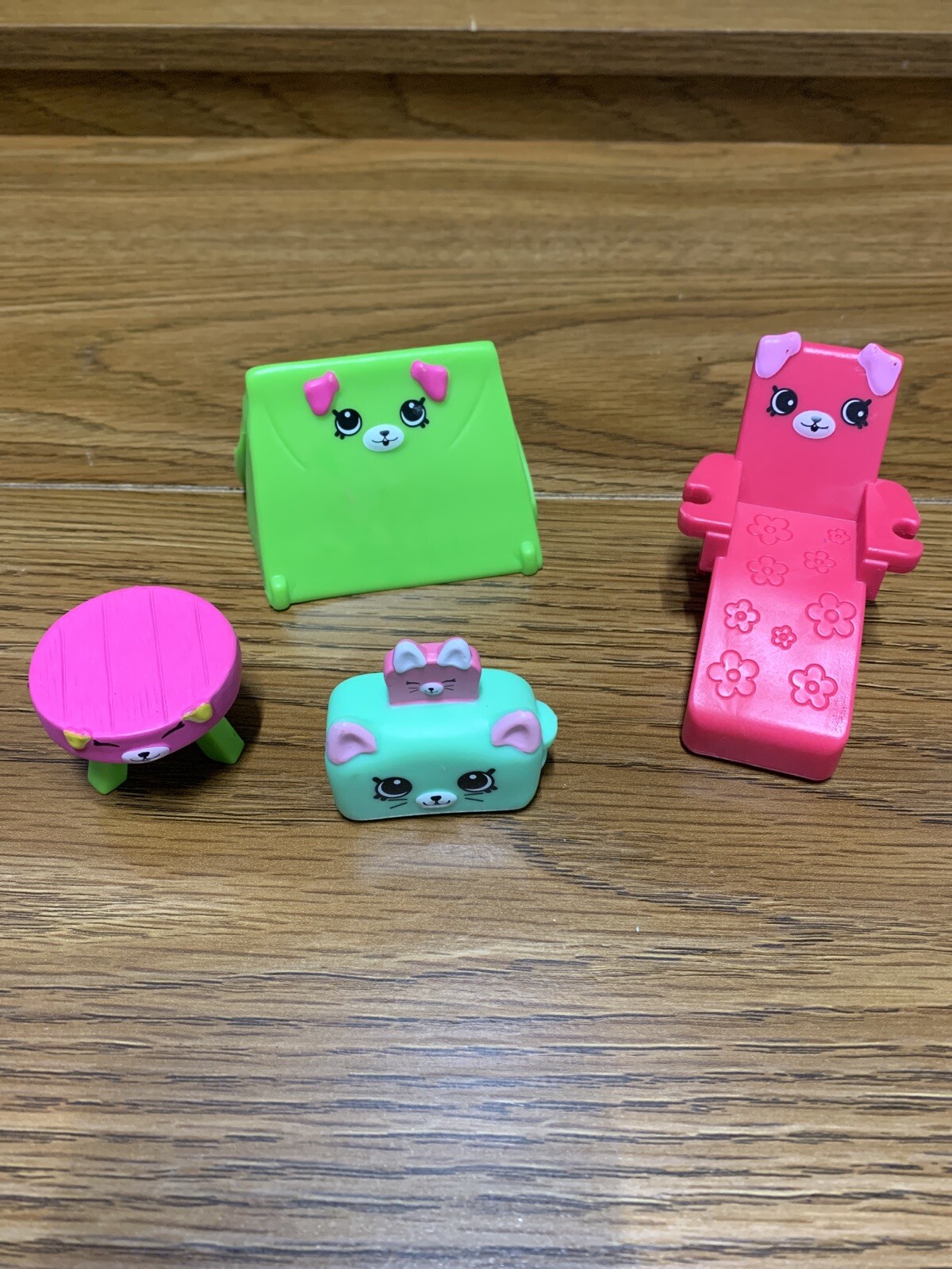 Shopkins Tent Chair Table Toaster Lot Of 4 McDonalds 2018 | eBay