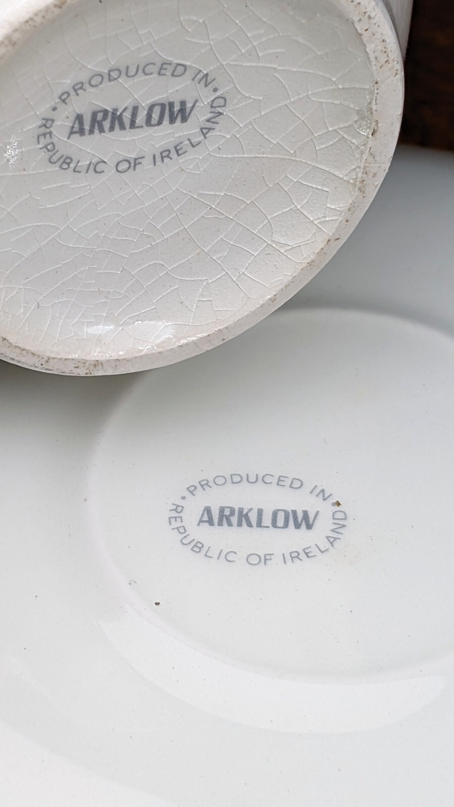 Tea Cup and Saucer, SHAMROCKS Arklow Irish Bone China | eBay