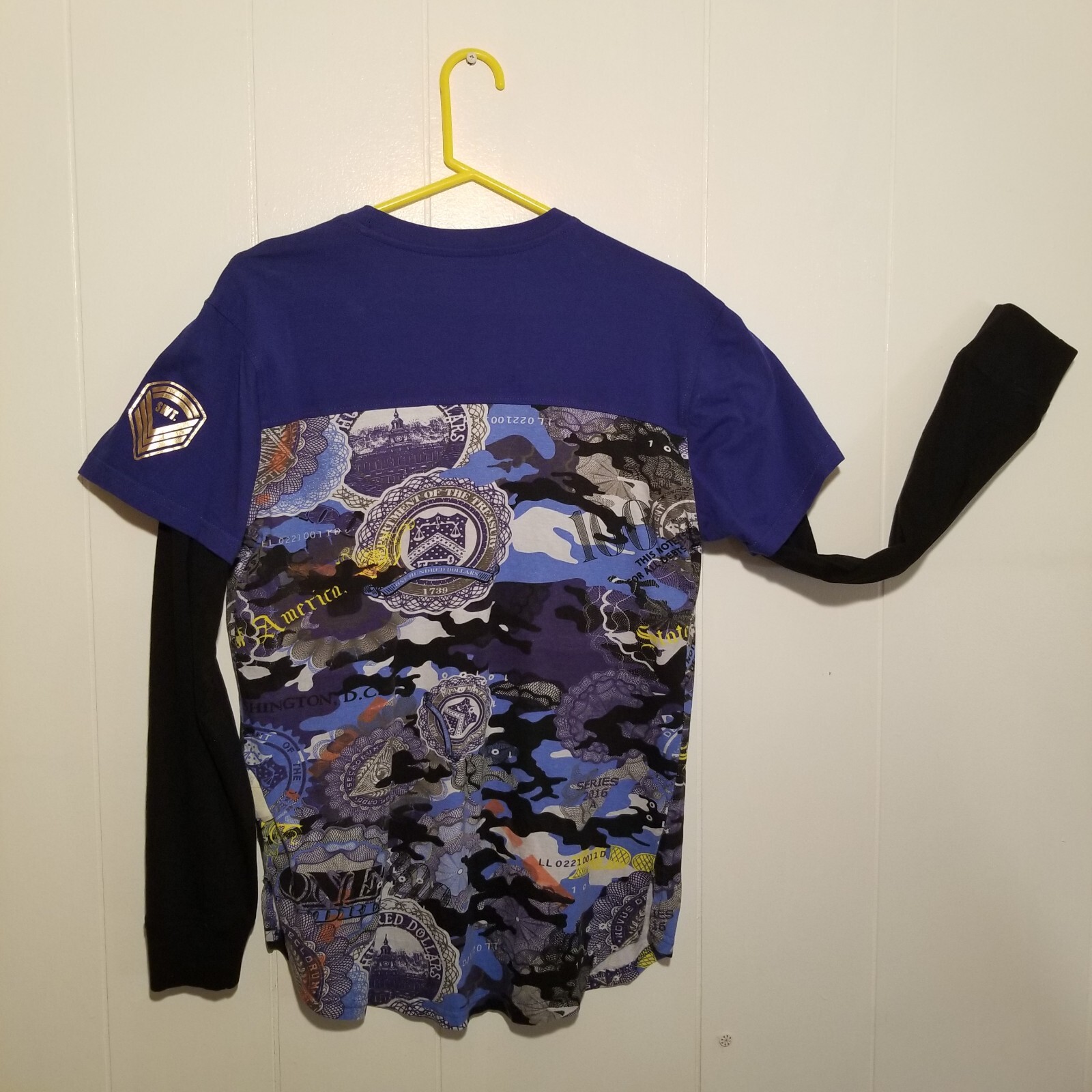 States Of America SWITCH REMARKABLE Men's Shirt Blue M - Gem