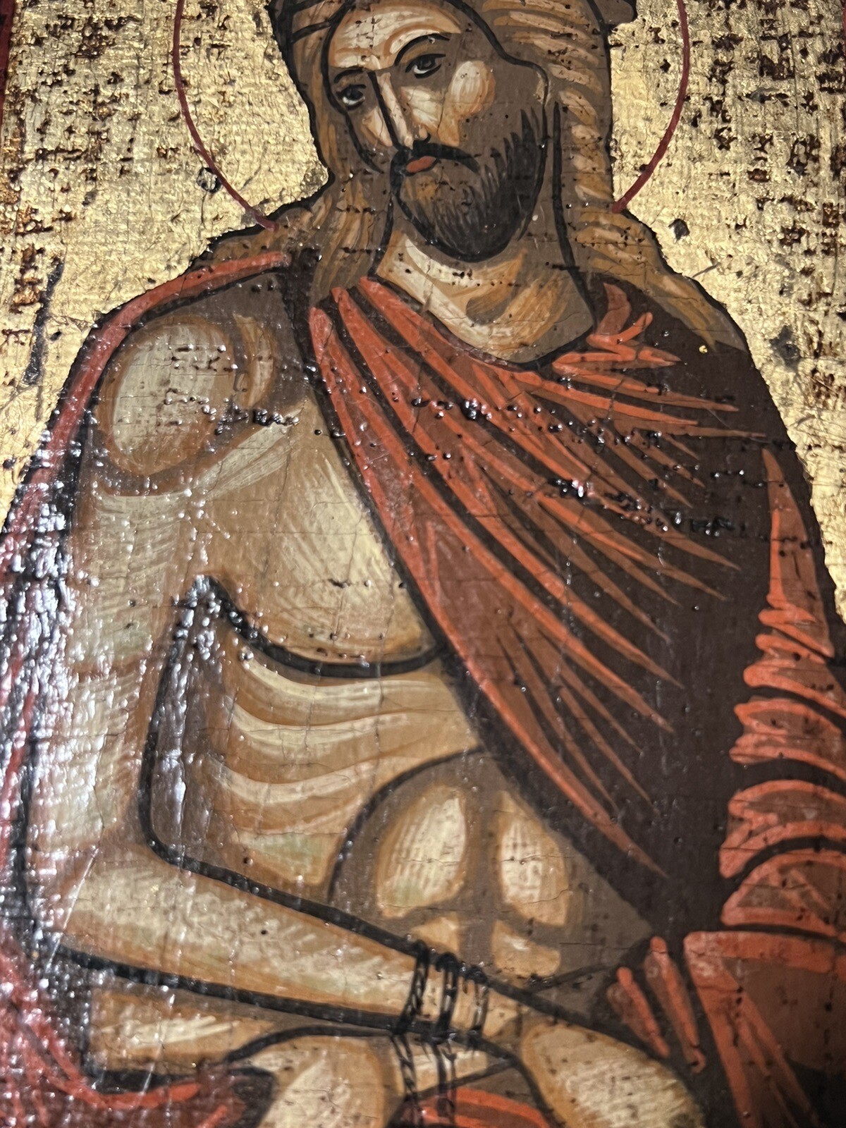 Hand Made Byzantine Art Icon Jesus Christ Gold Leaf Plaque Greek ...