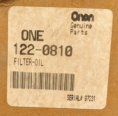 ONAN (Cummins) 0122-0810 - FILTER 122-0810 | eBay
