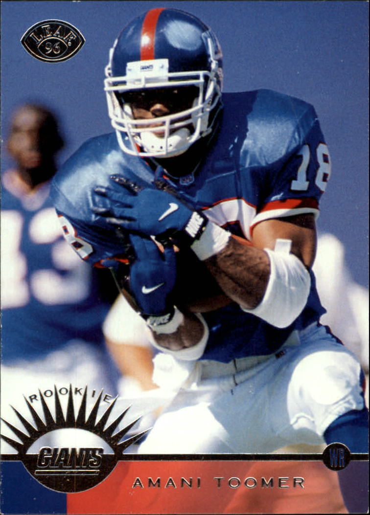 1996 Leaf Football Card #179 Amani Toomer Rookie | eBay