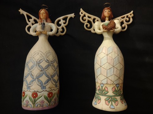 Jim Shore Angel's Set Of 2 Promise Angel & Angel Of New Life | eBay