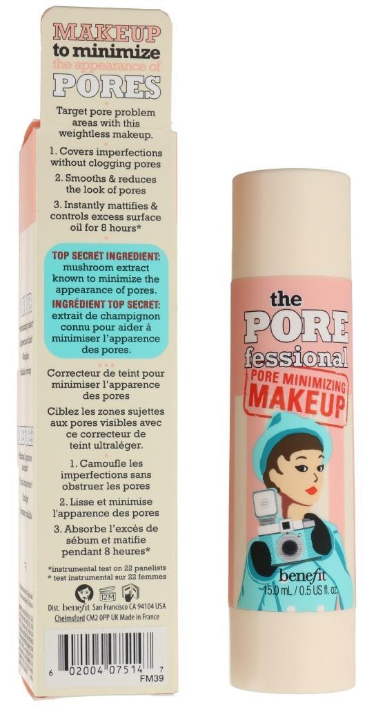 Benefit Porefessional Pore Minimizing Foundation # 5 Shade 15ml ...