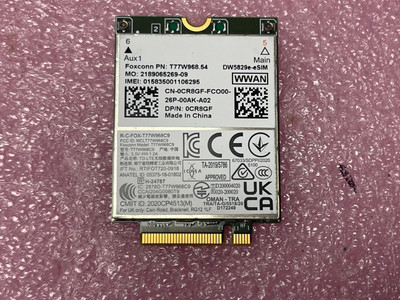 DELL 4G WWAN Card DW5829e-eSIM CR8GF XT42V | eBay