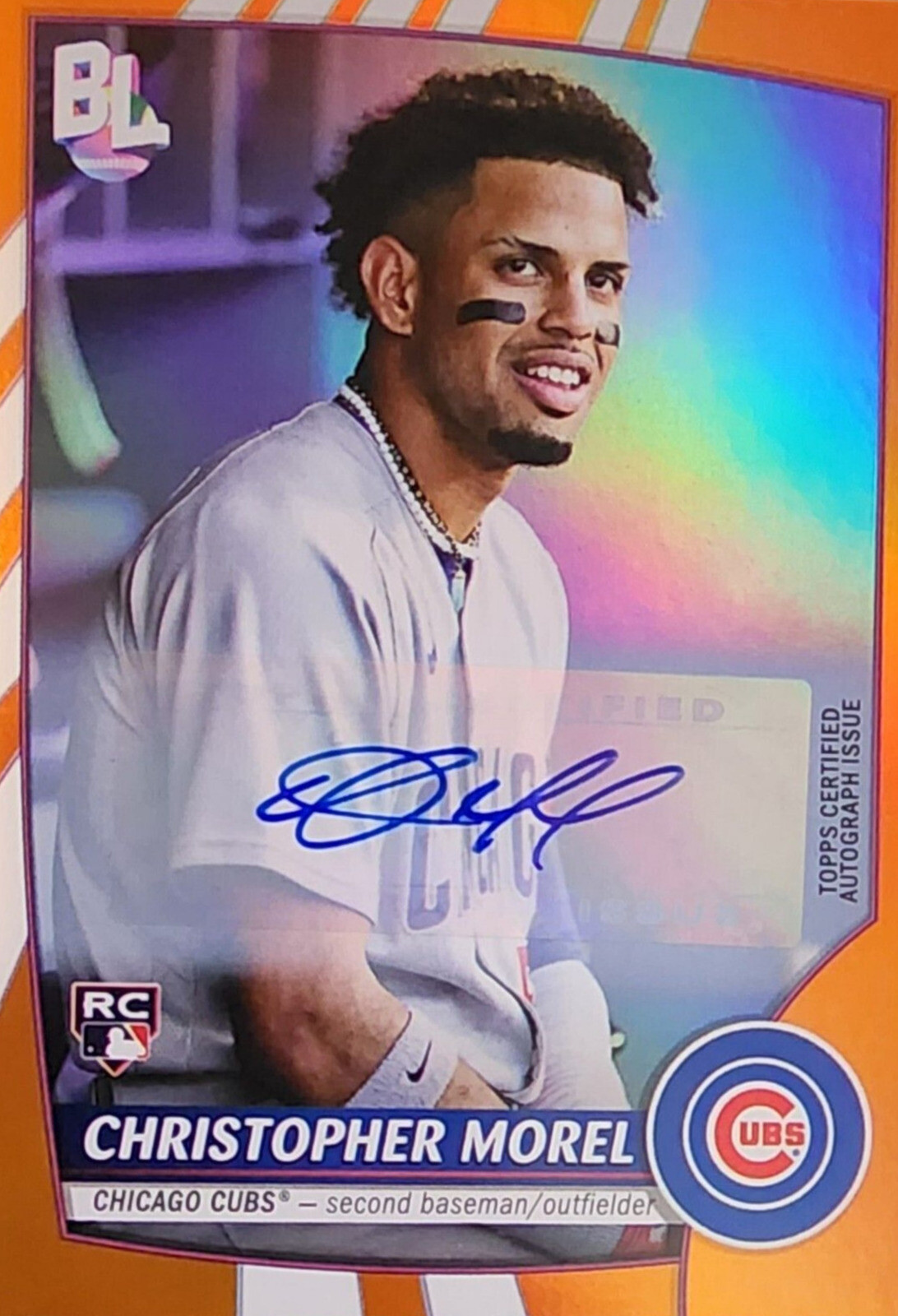 2023 Topps Big League - Electric Orange Autographs #210 Christopher ...