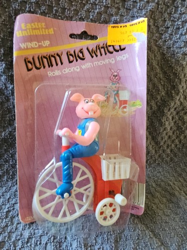 NEW Easter Unlimited Wind Up Bunny Big Wheel Rabbit Riding A Tricycle ...