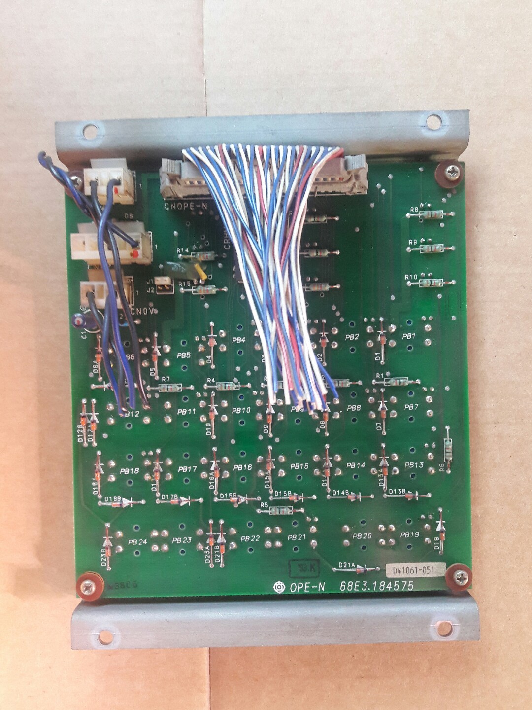 HITACHI SEIKI CONTROL PANEL. HITACHI OPE-N 68E3.184575. D41061-051 ...