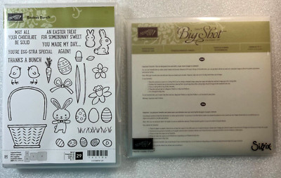 STAMPIN UP Photopolymer Basket Bunch and Basket Builder Framelits Dies Easter | eBay
