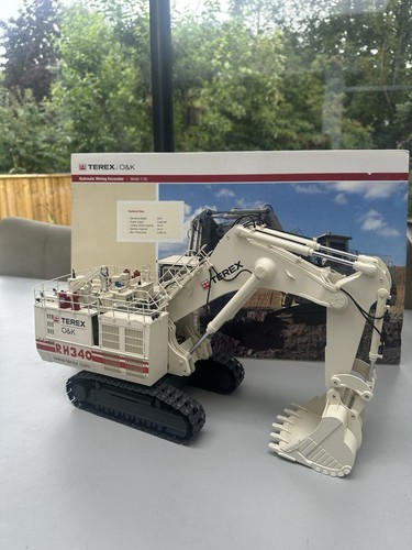 RH340 BACKHOE excavator O&K Mining Model 1/50 | eBay UK