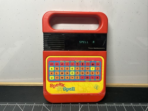 Vintage Texas Instruments Speak & Spell Electronic Learning Toy 1978 ...