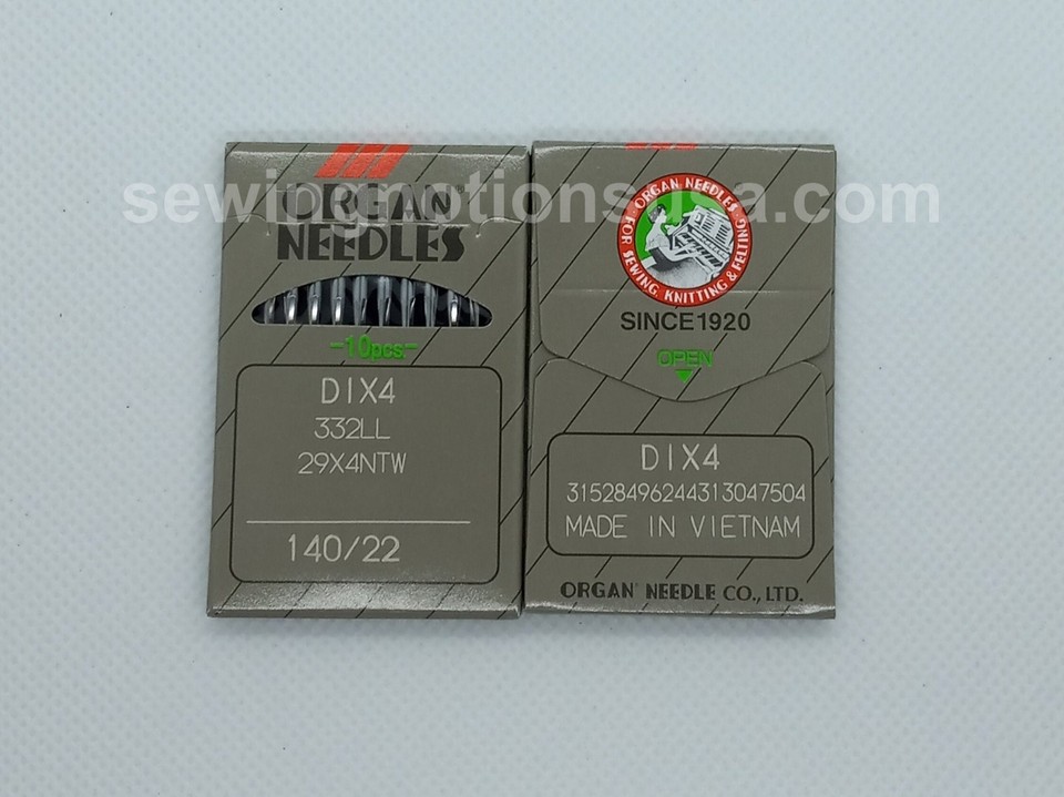 29X4NTW, 332LL, DIX4 Singer 29K, 29-4, 29U, Shoe Patcher Needles Size ...