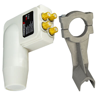 LNB Adapter Fuba Hirschmann Sat Spiegel + 4 Teilnehmer Quad Digital LNC ...