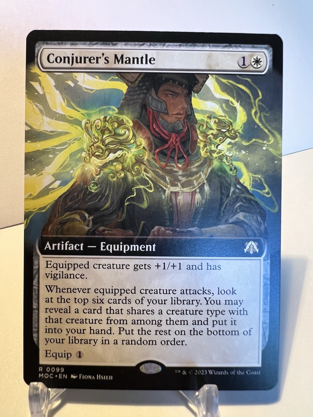 Conjurer's Mantle (Extended Art) Commander: March of the Machine ...