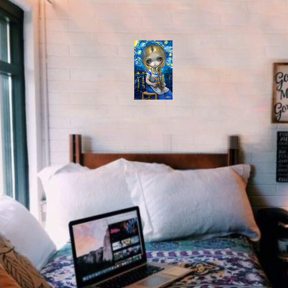Strangeling - Alice in a Van Gogh Mini Poster 11" x 17" | eBay