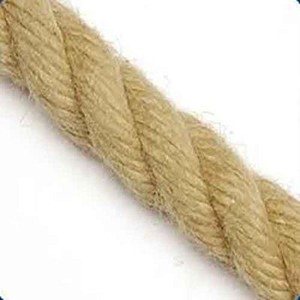 3 Strand Synthetic Hemp Rope 20mm diameter 5,10,15 or 20m Natural ...