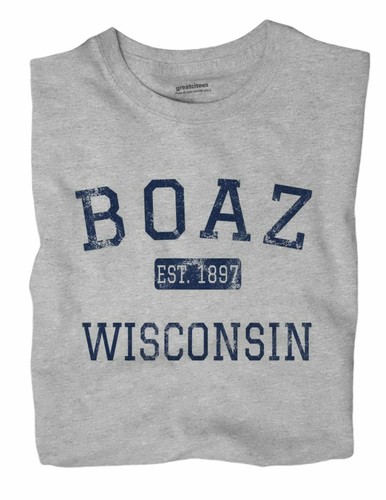 Boaz Wisconsin WI T-Shirt EST | eBay