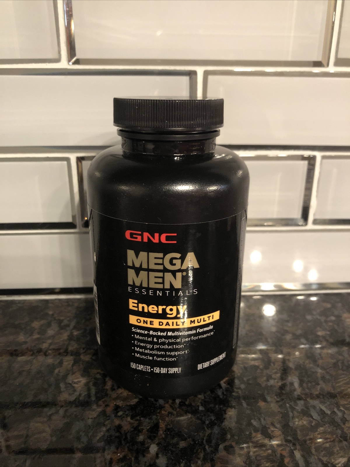 GNC Mega Men Essentials Energy One Daily Multivitamin | 150 Tabs | Exp ...