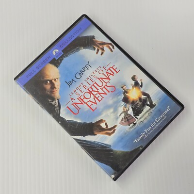 Lemony Snicket's A Series Of Unfortunate Events (DVD, 2004) Jim Carrey ...