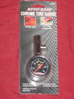 G.H. Meiser Tire Guage 60 psi max metal case with bleeder valve car ...