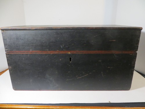 Antique Wood Travel Document Slope Writing Desk/Case | eBay