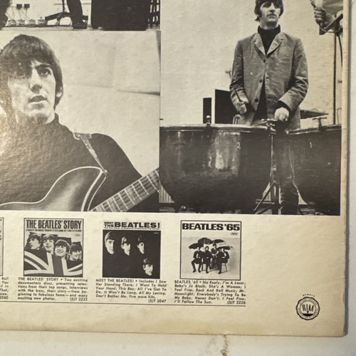 ORIG. BEATLES VI LP CAPITOL STEREO RAINBOW LABEL SCRANTON EARLY PLATES ...