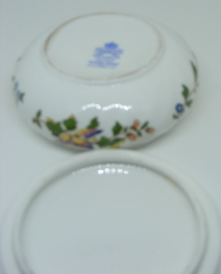 AYNSLEY COTTAGE GARDEN DESIGN BONE CHINA LIDDED TRINKET BOX | eBay UK